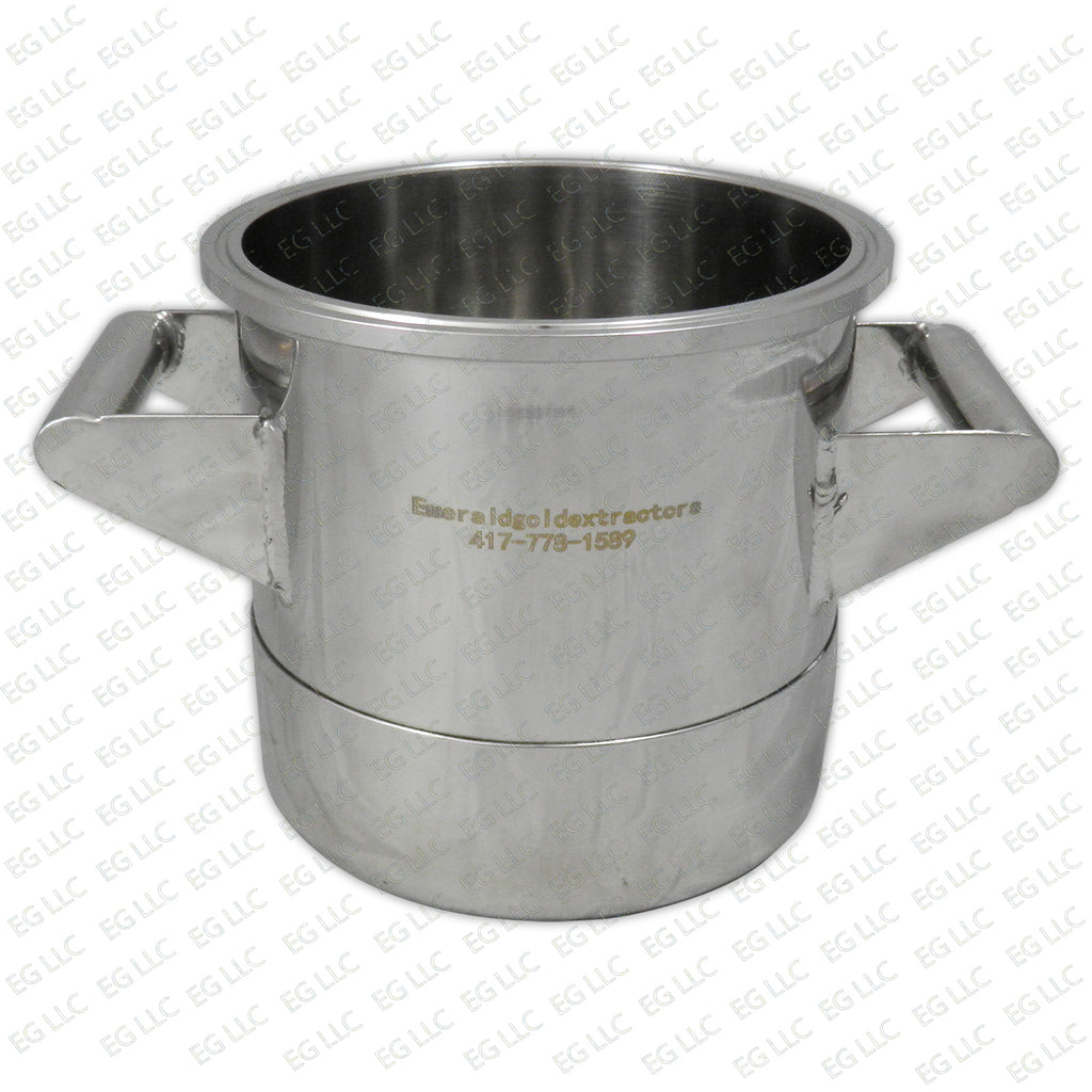 6" x 6" Platter with Handles, Non Jacketed – Emerald Gold