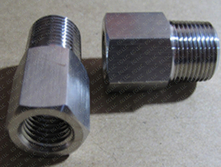 1/4" FNPT x 3/8" MNPT Bushing – Emerald Gold